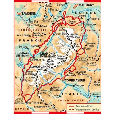 Le tour du Mont Blanc (GR TMB) TopoGuide